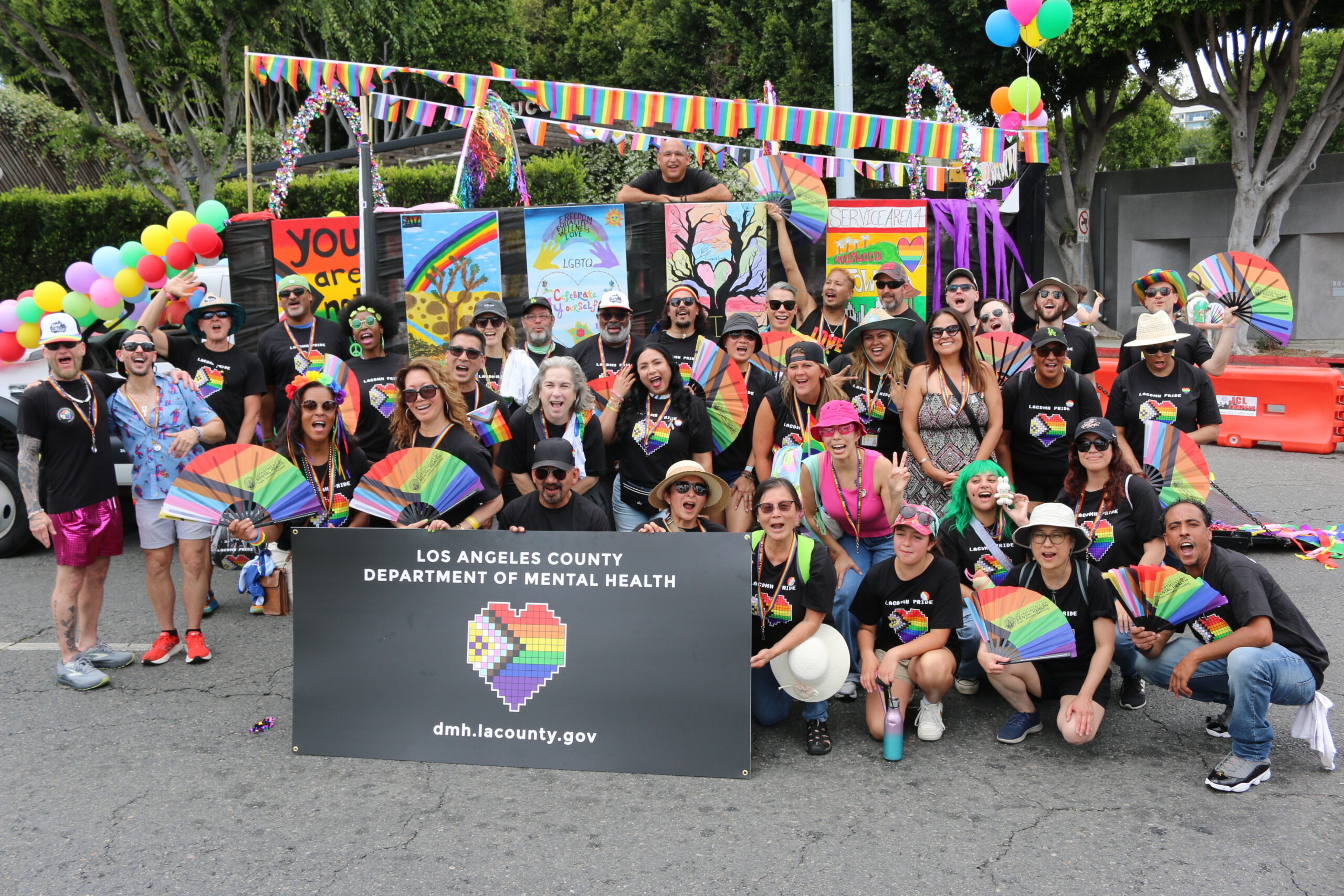LACDMH Celebrates Pride Month at the West Hollywood Pride Parade ...
